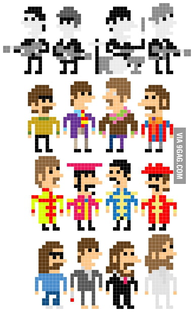 The Pixel Beatles - 9GAG