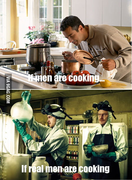 Men and Cooking... - 9GAG