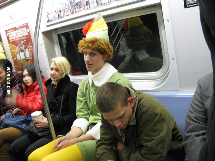 Nothing like making someone feel awkward on the train. - 9GAG