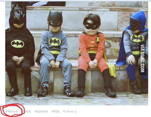 Tagging fail! It's DC dumbass! - 9GAG