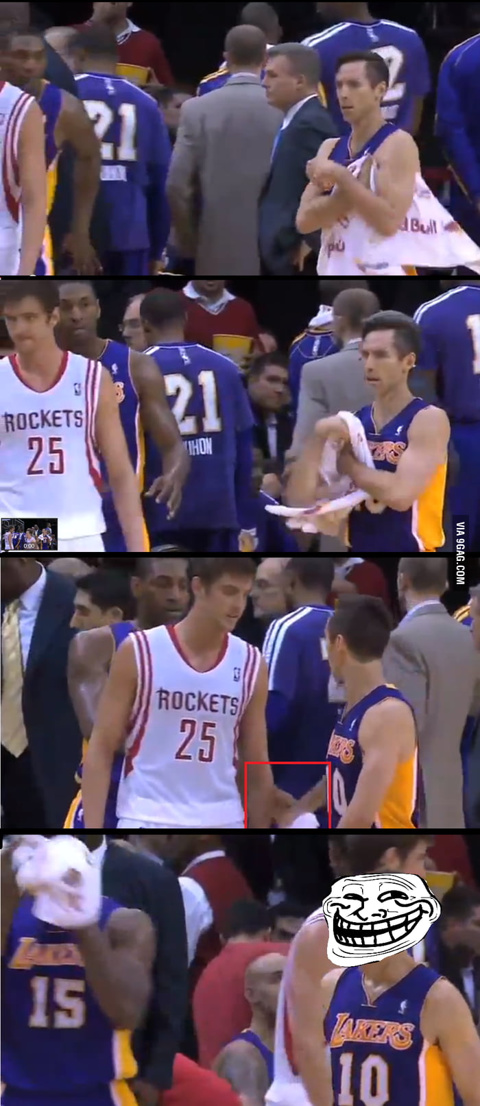 I don't think Steven Nash likes Metta very much - 9GAG
