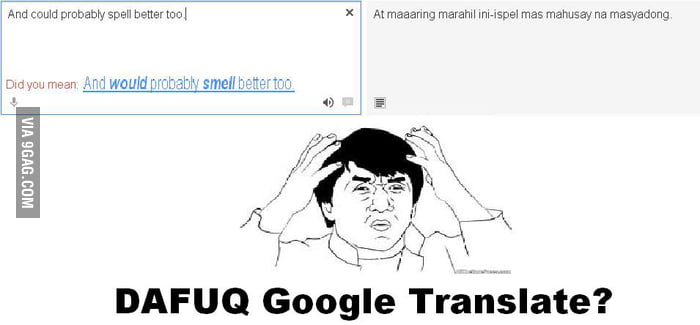 Dafuq google translate? - 9GAG
