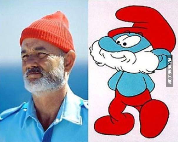 OMG ,SMURFS IN REAL LIFE - 9GAG