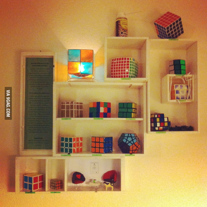 Little Rubik Cube library - 9GAG