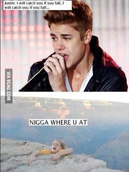 Justin Bieber Fail - 9GAG