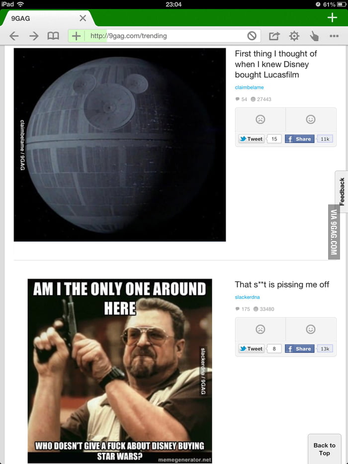 Nice placement - 9GAG