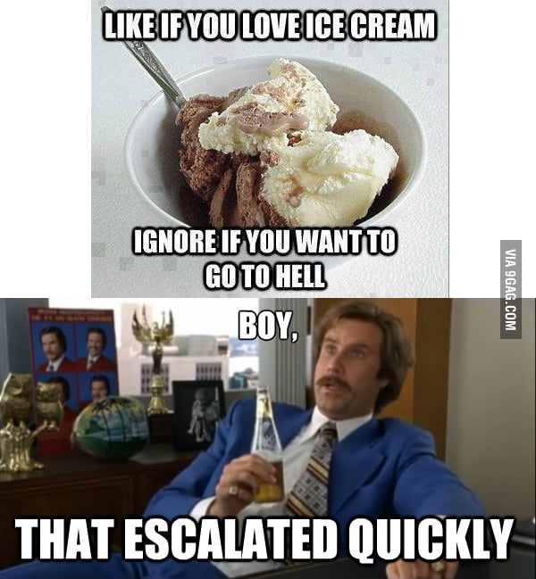 Hmm, Ice Cream or Hell? - 9GAG
