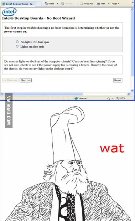 Did You Say Boot Wizard? - 9GAG