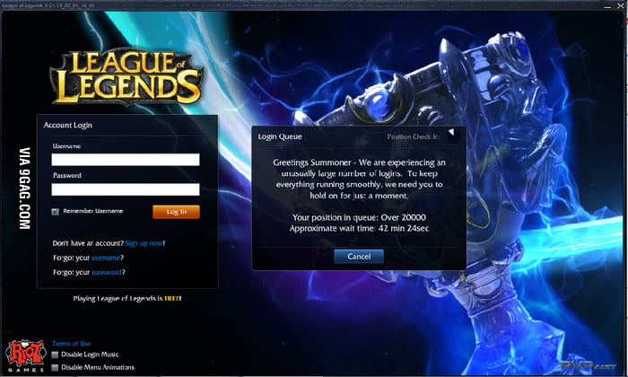 Position in queue: OVER 9000! - 9GAG