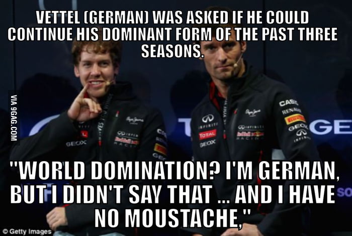 Funny Formula One driver Sebastian Vettel. - 9GAG