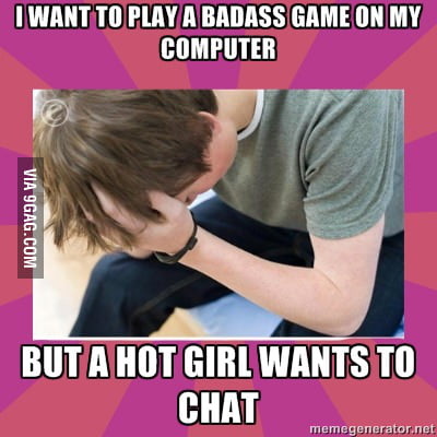 First word gamers problems - 9GAG