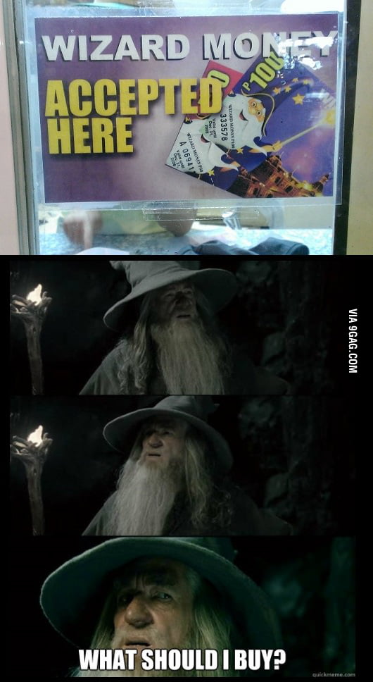 Wizard Money - 9GAG