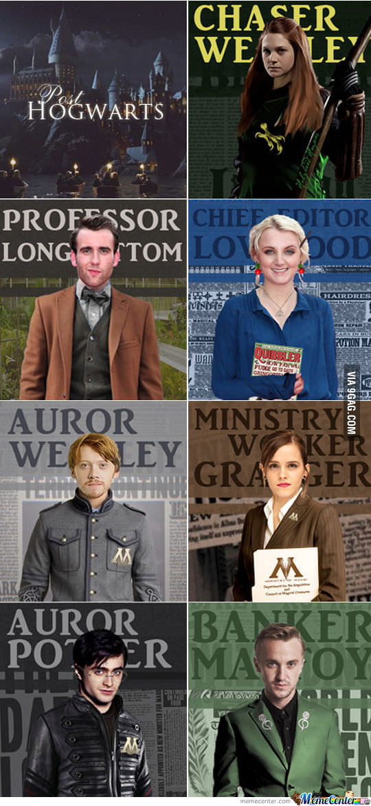 Harry Potter Star Future Jobs - 9GAG
