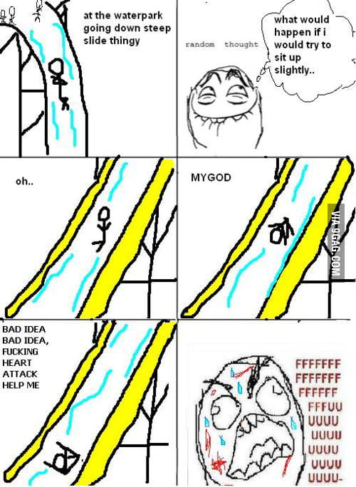 Rage comics - Waterpark - 9GAG