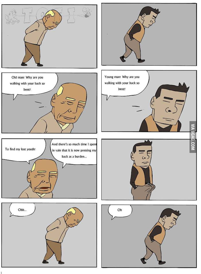 READ* Left top - bottom then right top - bottom. - 9GAG