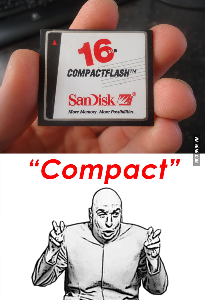 "Compact" 16 mb memorystick - 9GAG