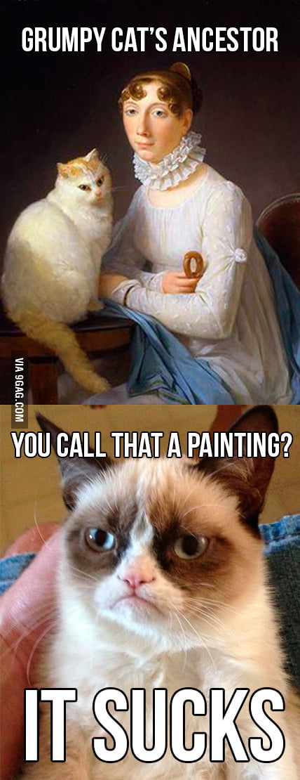 Grumpy Cat Ancestor - 9GAG