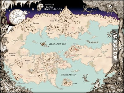Map of dreamland - 9GAG