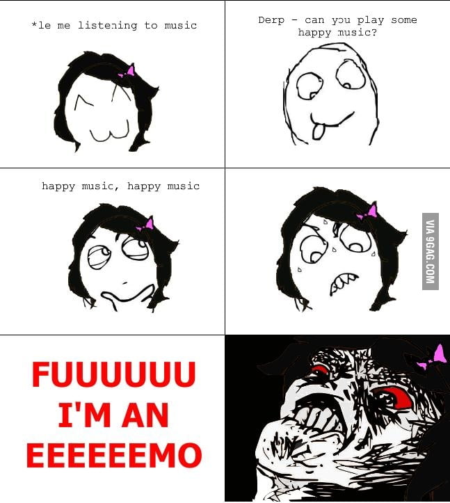 Emo rage - 9GAG