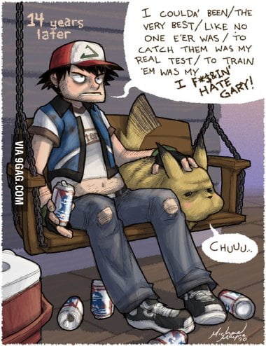 Poor Ash - 9GAG