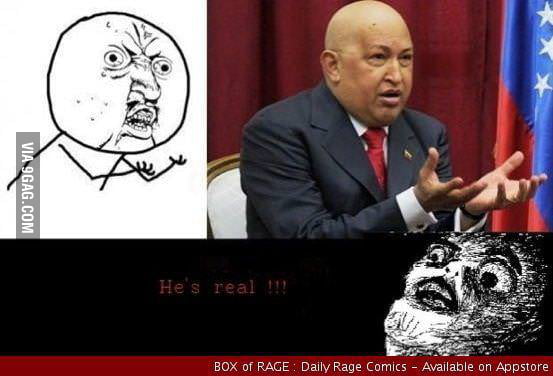 Bald Hugo Chavez :) - 9GAG