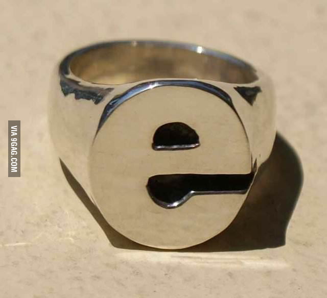 Internet Explorer Ring - 9GAG
