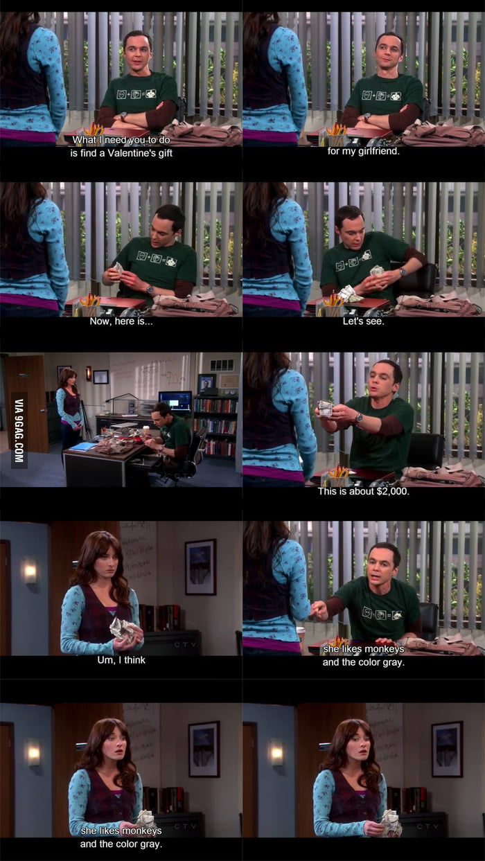 Boyfriend lvl: Sheldon - 9GAG