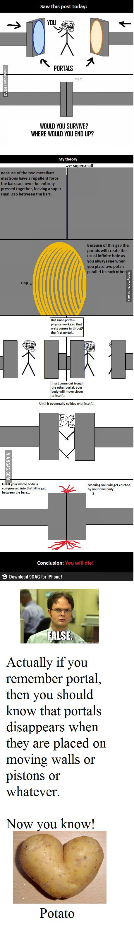 Portal problem solved [FIX] - 9GAG
