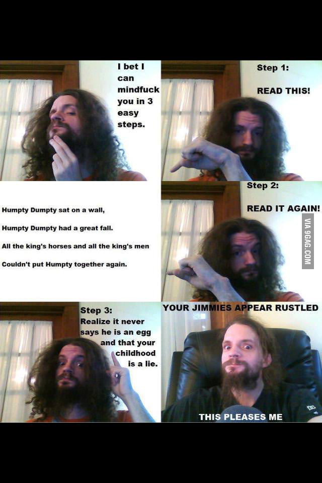 Humpty dumpty Mindf**k - 9GAG