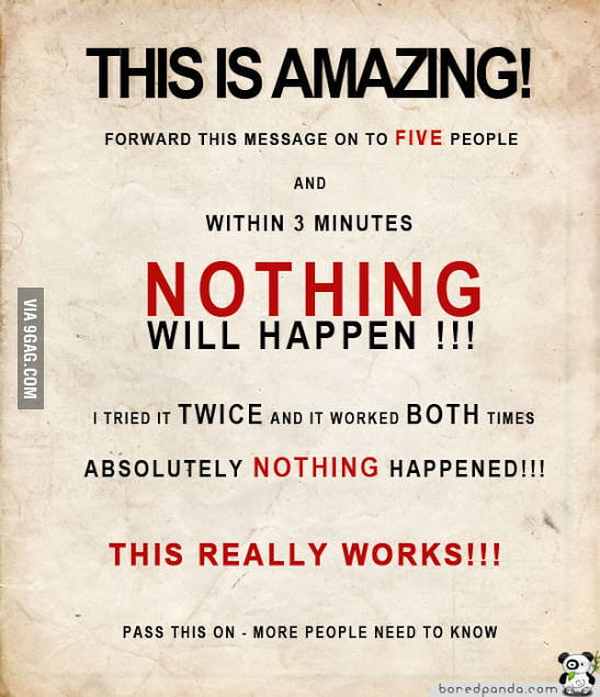 Wow! amazing message - 9GAG