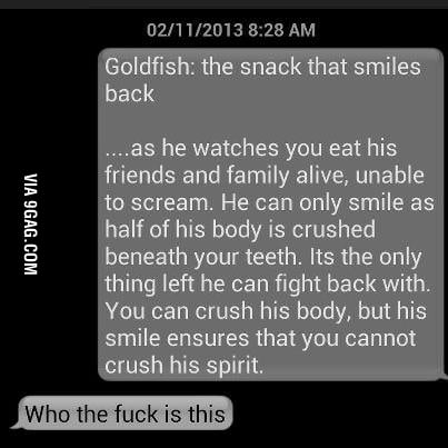 The snack that smiles back - 9GAG