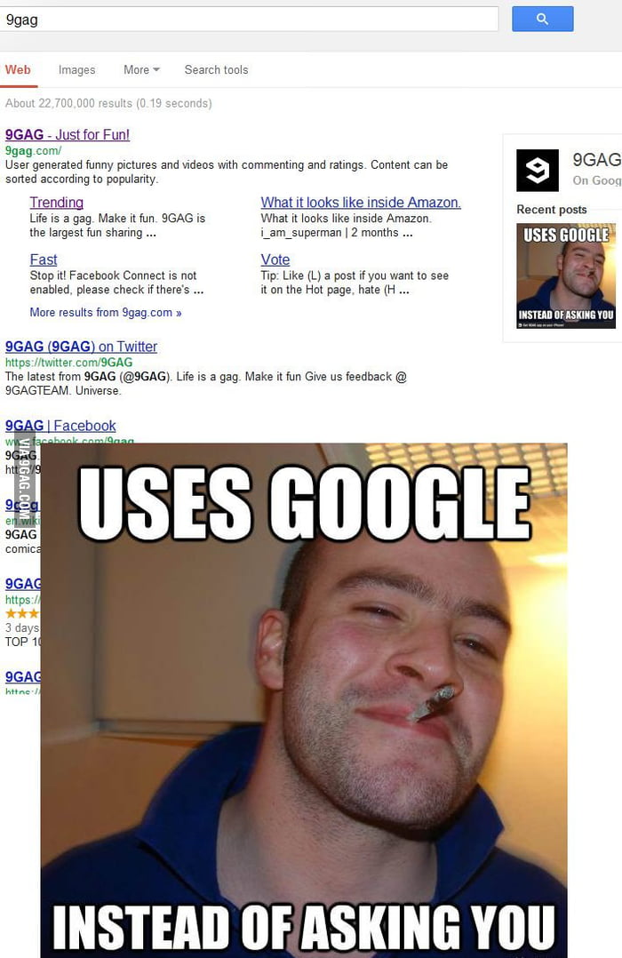 Googling 9gag - 9GAG