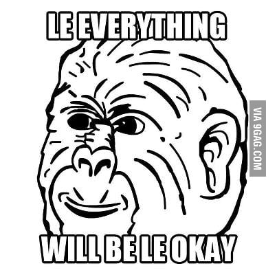Le monkey face - 9GAG