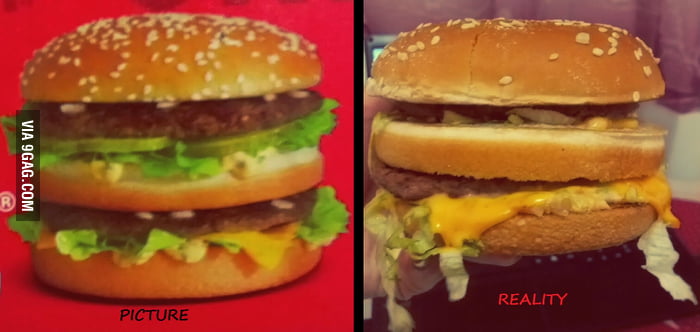 Picture Vs. Reality - 9GAG