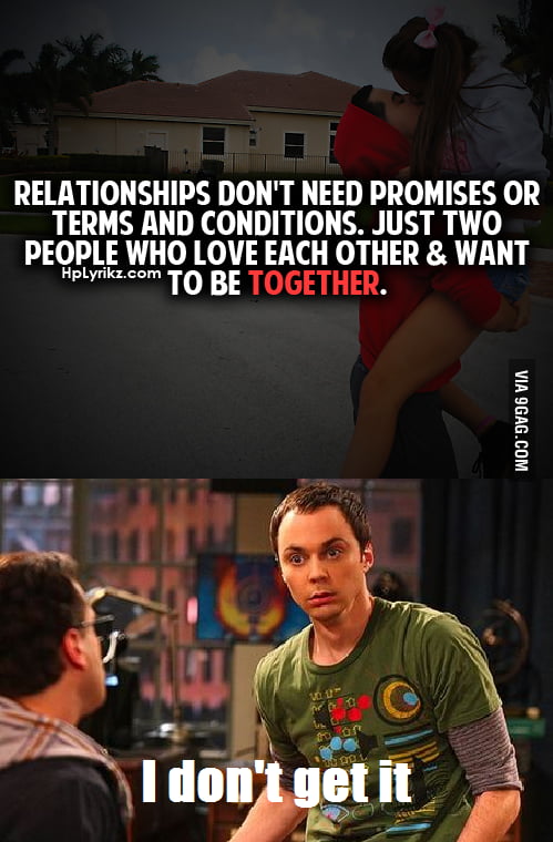Unreasonable emotions confuse the wild Sheldon Cooper - 9GAG