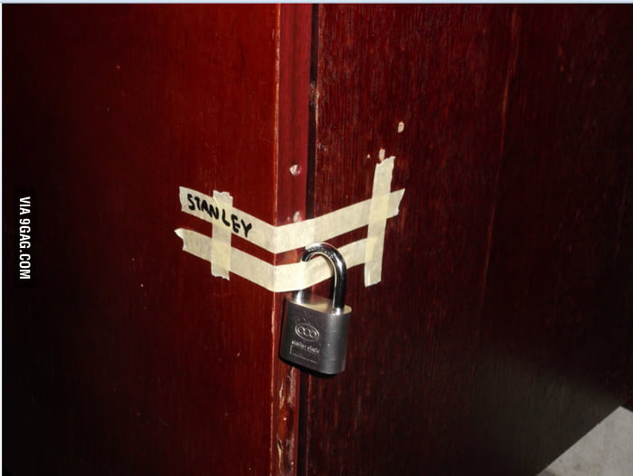 Most 'secure' lock ever - 9GAG