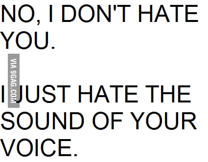 Passive-Aggressive way to tell someone to shut up - 9GAG