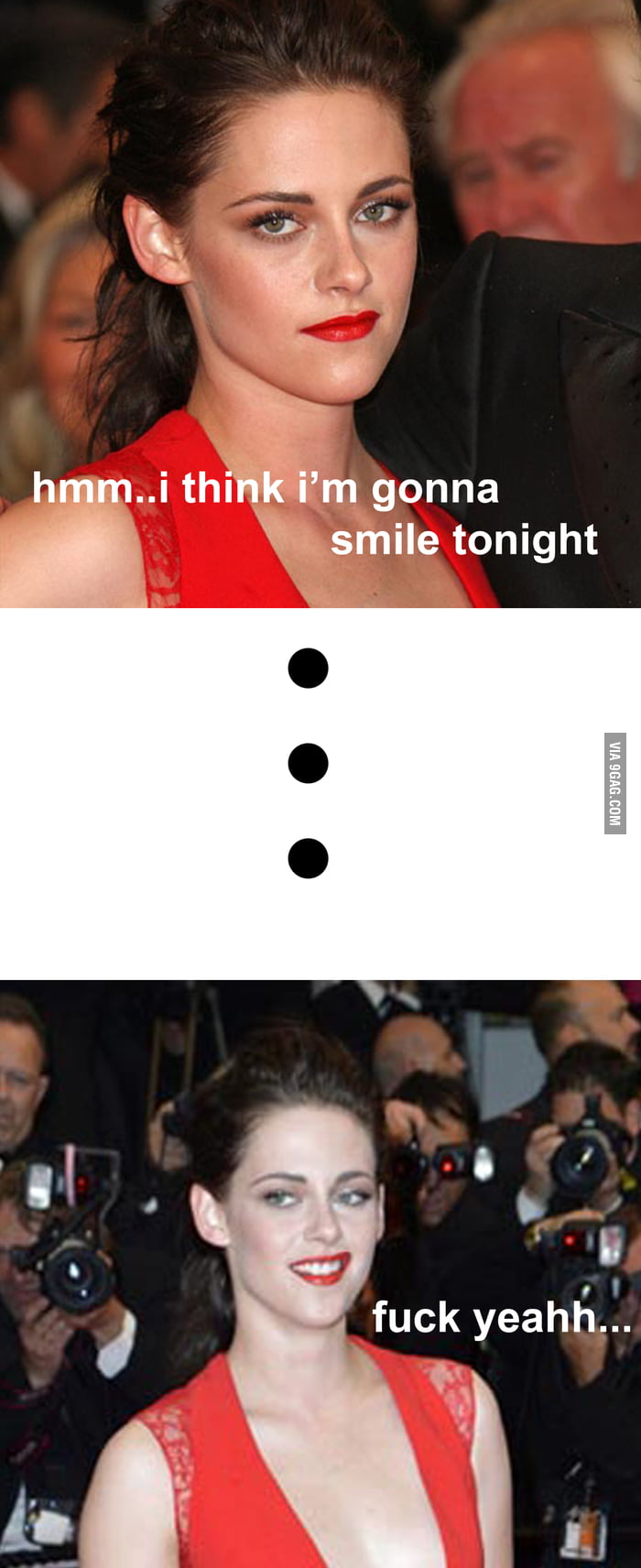 And she smile.. oh god, bad smile bad smile - 9GAG