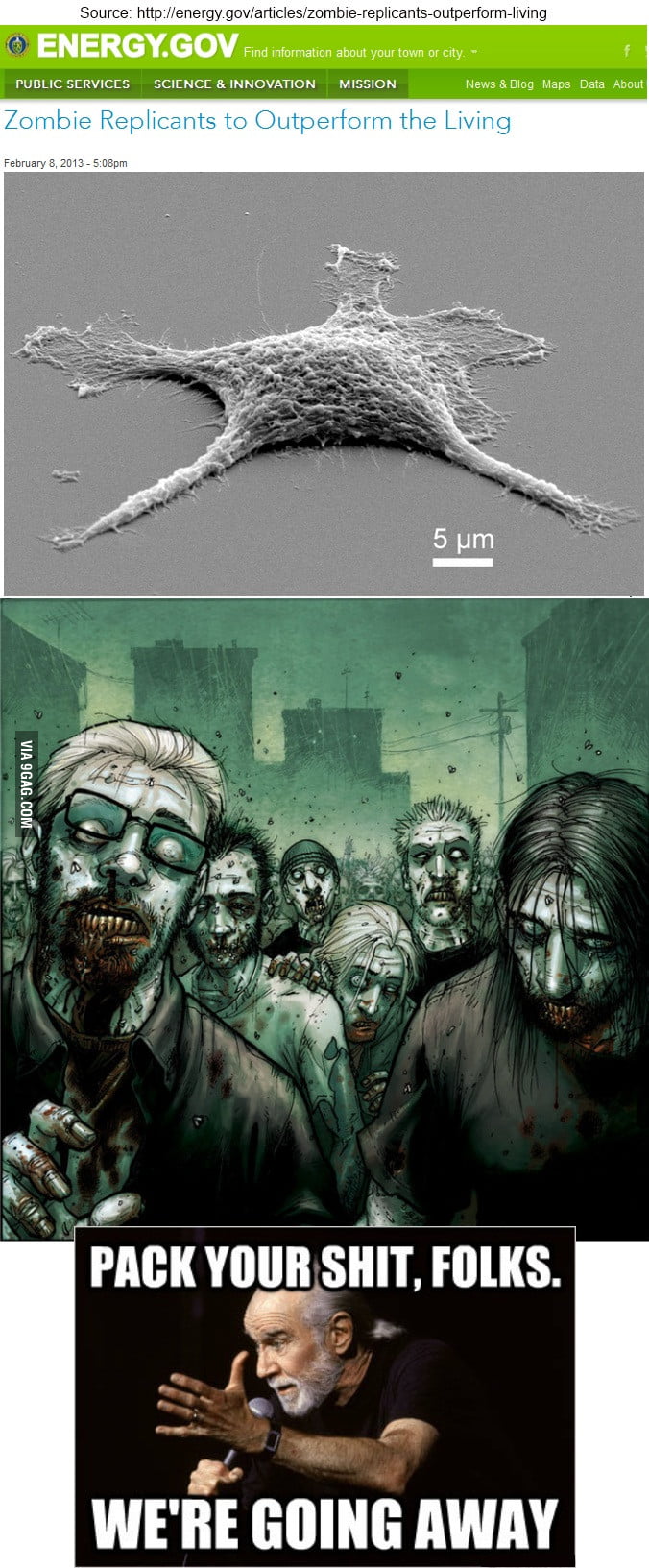 Zombies for Real, the first zombie cells created by humans ! - 9GAG