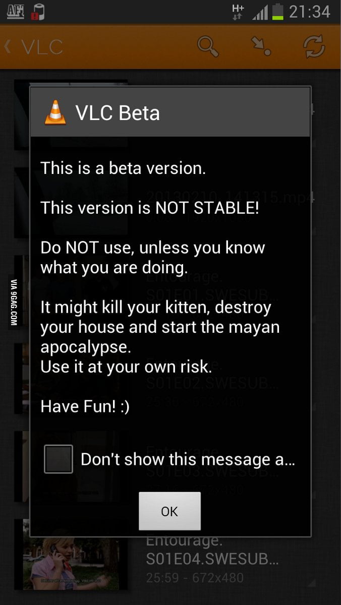 VLC player trolling - 9GAG