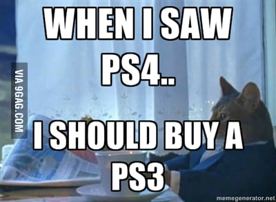 Yeah "ps3" price will now drop - 9GAG