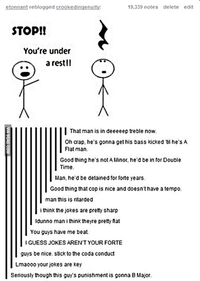 Why I love music theory and it's plentiful puns - 9GAG