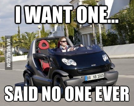 Convertible Smart Car - 9GAG