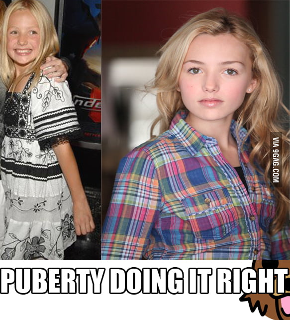 Puberty doing it right - 9GAG