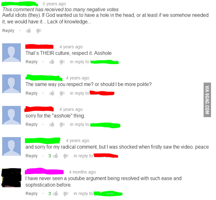 YouTube Argument Resolved - 9GAG