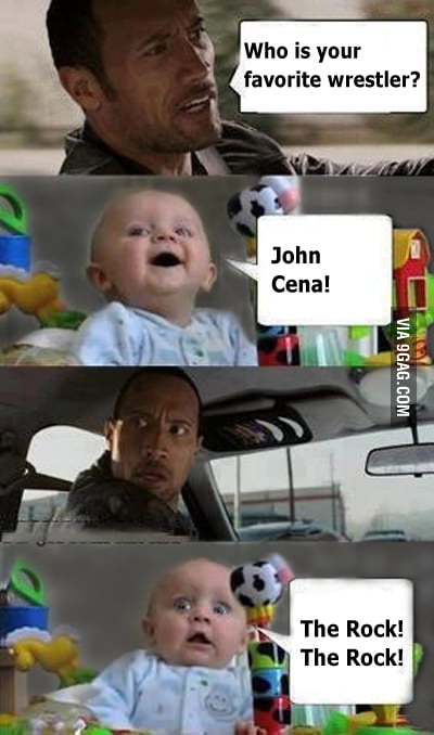 The Rock! The Rock! - 9GAG