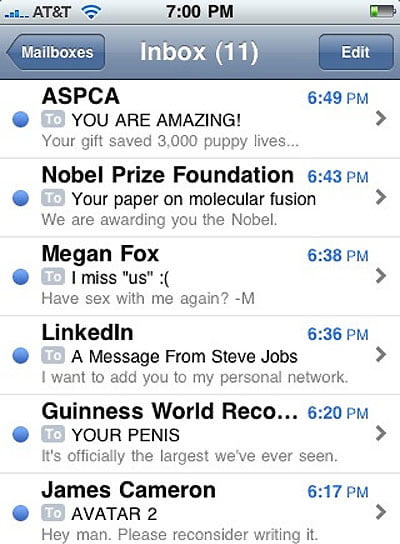 My inbox - 9GAG