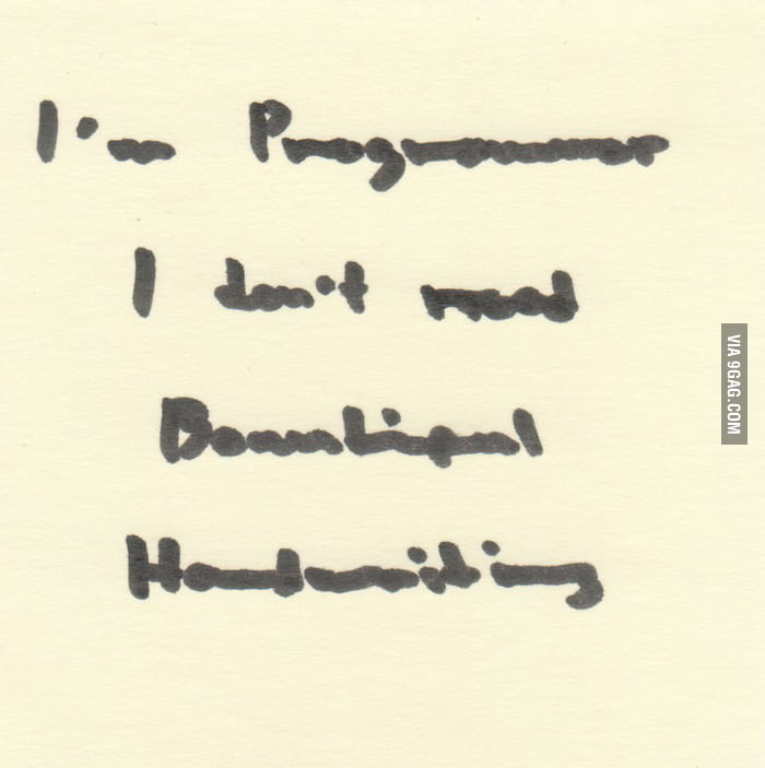 I'm Programmer - 9GAG