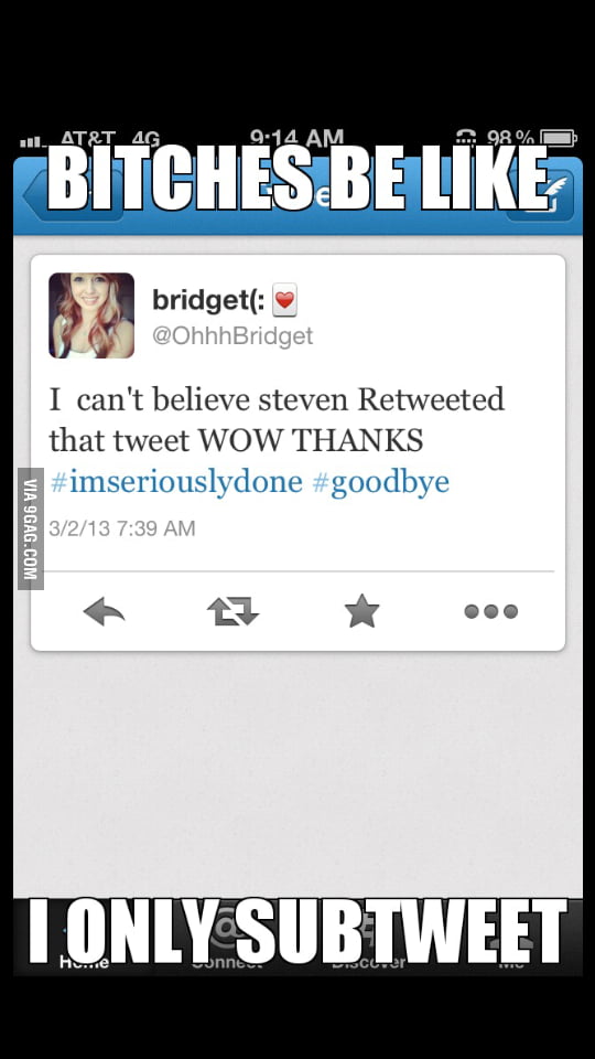 Subtweet - 9GAG