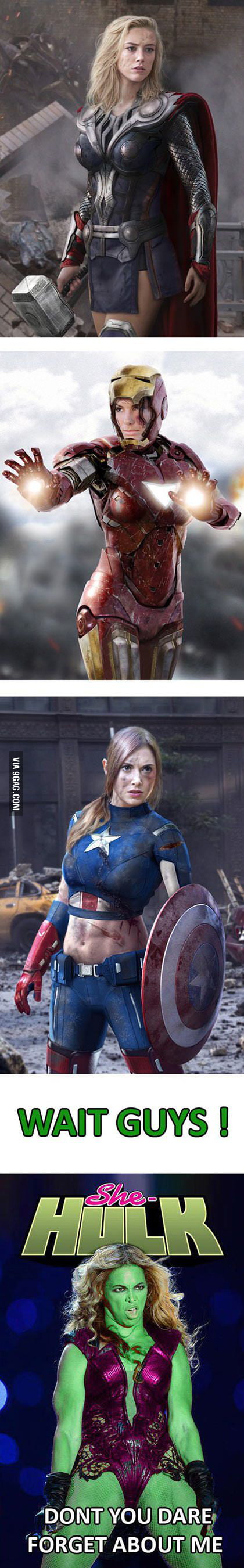 The Avengers - Sexy Version - 9GAG